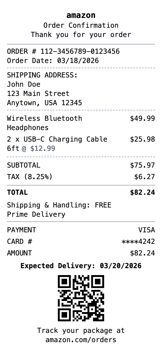 Amazon Receipt Generator | MakeMyReceipt | MakeMyReceipt